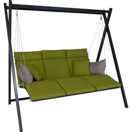 Angerer Freizeitm&ouml;bel Hollywoodschaukel 'Relax Smart' 3-Sitzer gr&uuml;n 220 x 210 x 150 cm