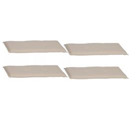 Beo Bankauflagenset beige 120 x 45 x 7 cm 4 St&uuml;ck