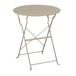 Klapptisch 'Nika' beige &Oslash; 60 x70 cm