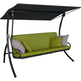 Angerer Freizeitm&ouml;bel Hollywoodschaukel 'Elegance Smart' 3-Sitzer gr&uuml;n 210 x 160 x 145 cm