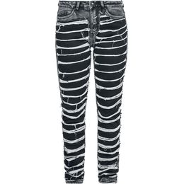 Rock Rebel by EMP Skarlett mit Cut-Outs Jeans schwarz in W29L32 Q325-000644
