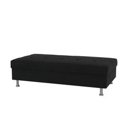 Hockerbank Ankara - schwarz - 159 cm - 44 cm - cm 85,0 - Sconto
