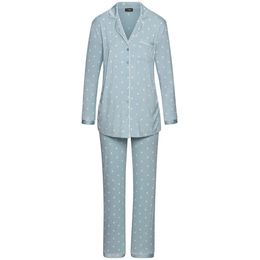 Vivance Umstand Pyjama 'Dreams' Damen Gr&ouml;&szlig;e XS hellblau / wei&szlig; Winterkleid