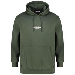 Jack & Jones Gro&szlig;e Gr&ouml;&szlig;en Jack&Jones Hoodie aus Baumwolle Farbe gr&uuml;n Gr&ouml;&szlig;e: 3XL