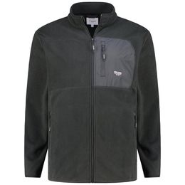 Jack & Jones Gro&szlig;e Gr&ouml;&szlig;en Jack&Jones Fleecejacke Farbe schwarz Gr&ouml;&szlig;e: 5XL