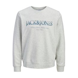 Jack & Jones Jack & Jones Junior Sweatshirt 'Devin Daytona' Jungen Gr&ouml;&szlig;e 152 blau / wei&szlig;
