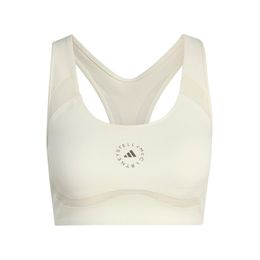 adidas by Stella McCartney Sport-BH 'Power Impact' Damen Gr&ouml;&szlig;e XXXL/4XL dunkelgrau / offwhite