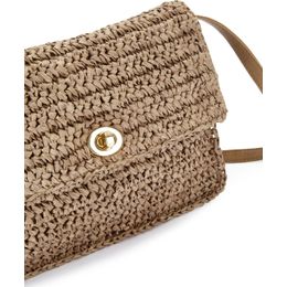 Vivance Damen Umh&auml;ngetasche, Braun, Handtaschen, Material: Papier