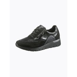 Waldl&auml;ufer Waldl&auml;ufer Damen Sneaker f&uuml;r sehr kr&auml;ftige F&uuml;&szlig;e, schwarz, Gr&ouml;&szlig;e 4,5