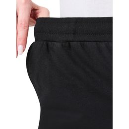 Catamaran Sports Damen Freizeithose mit Kontraststreifen, schwarz-lavendel, Gr&ouml;&szlig;e 44/46