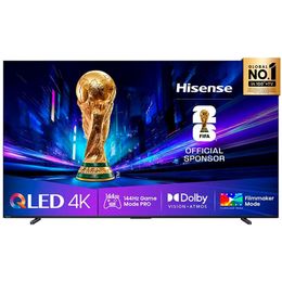 HISENSE QLED-Fernseher "100E7Q PRO", Energieeffizienz: E (A-G), transparent (schwarz), 100 &Prime;, Fernseher, 4K UHD QLED, Topseller