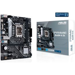ASUS Mainboard "PRIME B660M-K D4", schwarz, B:21,1cm T:24,4cm, Mainboards