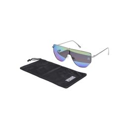 Sonnenbrille Urban Classics "Urban Classics Unisex Sunglasses Palm Springs", Damen, silber, rainbow, Sonnenbrillen Sonnenbrille