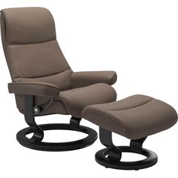 Relaxsessel stressless "View", braun (mole batick), B:82cm H:108cm T:81cm, Leder BATICK: BATICK ist ein leicht korrigiertes, durchgef&auml;rbtes und genarbtes M&ouml;belleder, bei dem die meisten Unebenheiten und Spuren in der Regel entfernt wurden.;Leder PALOMA: PALOMA ist ein durchgef&auml;rbtes Semianilin-M&ouml;belleder mit nat&uuml;rlicher Narbung.;ROHLEDER Stoff Q2 FARON: Ein fester zuverl&auml;ssiger Boucl&eacute; mit einem st