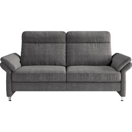 3-Sitzer Home Affaire "Mailand", grau, B:158cm H:103cm T:89cm, 100% Polyester, Sofas, mit komfortablem Federkern-Sitz, wahlweise mit Move-Funktion