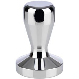 Tamper APS "Espresso Tamper &Oslash; 58 mm, H&ouml;he ca. 8,5 cm", silber (silberfarben), H:8,5cm &Oslash;:5,5cm, Edelstahl, Barista-Sets, aus Edelstahl, ca. 650 g