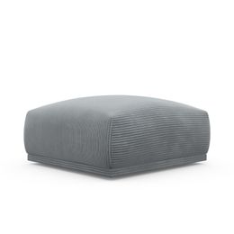 Hocker Trendmanufaktur "Braga, mit hochwertigem Kaltschaum, quadratisch, in Cord erh&auml;ltlich", grau, B:85cm H:42cm T:85cm, 88% Polyester, 12% Polyacryl, Hocker, Hocker, moderner Polsterhocker, 85/42/85 cm (B/H/T)