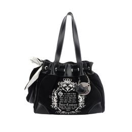 Tragetasche Juicy Couture "DAYDREAMER FAIRY L.D. HANDLE BAG.. Damen", Damen, Gr. onesize, schwarz, Polyester, Polyurethan, Taschen, Tragetasche Damen, Shopper, Einkaufstasche, Fashion, Lifestyle, Sale