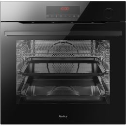 Amica Dampfbackofen "EBSX 949 610 S", Energieeffizienz: A+ (A+++-D), schwarz, B:56cm H:60cm T:56cm, Back&ouml;fen, Schonend garen mit Dampf &ndash; saftigere Ergebnisse im Alltag