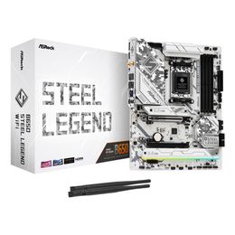 Asrock Mainboard "B650 Steel Legend WiFi", wei&szlig;, B:31,9cm H:9,4cm T:38,2cm, Mainboards