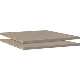 Einlegeboden Rauch "Zubeh&ouml;r f&uuml;r Rauch-Schwebet&uuml;renschr&auml;nke ORANGE/BLUE", beige (leinenoptik hell), B:111cm H:2,2cm T:48cm, Holzwerkstoff, Einlegeb&ouml;den, Einlegeboden, 2er-Set Breite 111 cm, Tiefe 48 cm