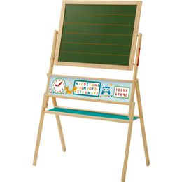 Standtafel Roba "Fuchs & Eule", beige (natur), Tafeln, Kinder, B/H/L: 69cm x 111cm, Holzwerkstoff, B:69cm H:111cm T:43cm