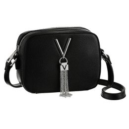 Valentino Handbags Umh&auml;ngetasche VALENTINO BAGS "DIVINA", Damen, Gr. B/H/T: 17cm x 13cm x 6cm, schwarz, Polyurethan (PU), Taschen Umh&auml;ngetasche, Handtasche Damen Tasche Damen Schultertasche