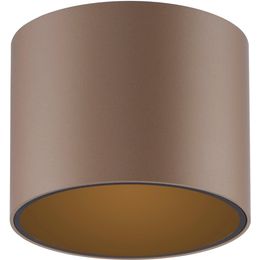 NEUHAUS PURE LED Deckenleuchte "PURE Point", 1, &Oslash; 11cm H: 8,6cm, 1 Stk.bronzefarben, Badezimmer, Leuchten, Dimmf&auml;hig &uuml;ber separaten Tronicdimmer, IP44