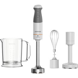 Kenwood Stabmixer "HBM40.006WH Triblade XL", grau (wei&szlig;, grau), B:40cm H:32cm T:12cm, Mixer, 850 Watt, inkl. 3-teiliges Zubeh&ouml;r Set
