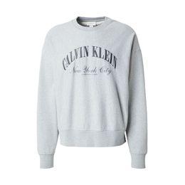 Calvin Klein Jeans Sweatshirt Herren Gr&ouml;&szlig;e M anthrazit / graumeliert