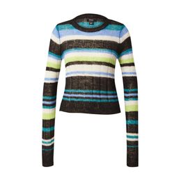 Nasty Gal Pullover Damen Gr&ouml;&szlig;e S blau / mint / schwarz / wei&szlig;