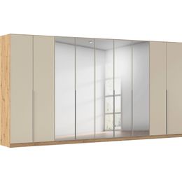 Dreht&uuml;renschrank OTTO HOME "Kleiderschrank Schrank Garderobe AGORDO mit Dekor- oder Hochglanzfront", eiche artisan, champagner, B:405cm H:210cm T:54cm, Schr&auml;nke, Dreht&uuml;renschrank, durchdachte Innenausstattung, in 8 Breiten und 2 H&ouml;hen MADE IN GERMANY, Topseller