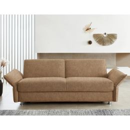 Schlafsofa Bali "LINA, Dauerschlaffunktion, 140 u. 160 er Breiten", beige, B:254cm H:14cm, 100% PES, Sofas, Schlafsofa, durchgehender Lattenrost mit 6-facher H&auml;rtegradregulierung
