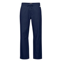 Chinohose Blend "Chinohose BHMADDOX", Herren, Gr. M, N-Gr, blau (marineblaus), Obermaterial: 98% Baumwolle CO. 2% Elasthan EL., Hosen Chinohose