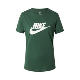 Nike Sportswear T-Shirt 'ESSNTL' Damen Gr&ouml;&szlig;e M gr&uuml;n / wei&szlig;