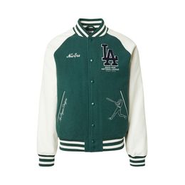 New Era Jacke Herren Gr&ouml;&szlig;e XL dunkelgr&uuml;n / wei&szlig;