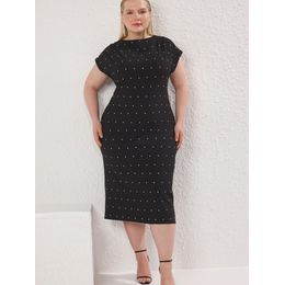 Trendyol Curve Kleid Damen Gr&ouml;&szlig;e 50 schwarz