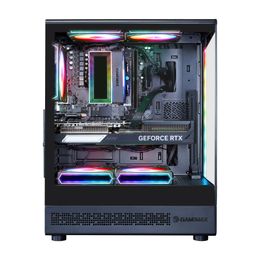 GAMEMAX Gaming-PC "VISTA COC AB 8037 AMD Ryzen 7 5700X 16GB 480GB SSD RTX 5060", schwarz, Microsoft Windows 11 Home (64 Bit), 16 GB RAM 480 GB SSD, Desktop-PCs, Windows 11