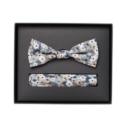 Fliege Venti "Venti Accessoires Print", Herren, grau (hellgrau), 100% Baumwolle, Fliegen