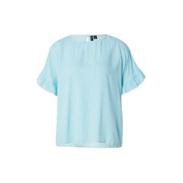 V&eacute;ro Moda Vero Moda Bluse 'VMBUMPY' Damen Gr&ouml;&szlig;e XS t&uuml;rkis / wei&szlig;