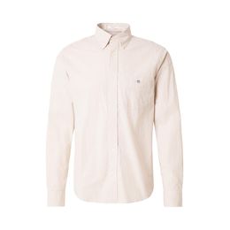 Gant Hemd 'CLASSIC' Herren Gr&ouml;&szlig;e M beige / wei&szlig;