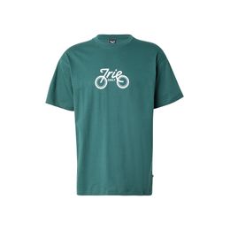 Iriedaily Shirt 'Daily Bike' Herren Gr&ouml;&szlig;e XS jade / wei&szlig;