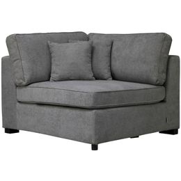 Sofaelement Home Affaire "Skara", grau (dunkelgrau), B:100cm H:86cm T:100cm, Polsterelemente, Modul zum eigenen Zusammenstellen, in vielen Bezugsqualit&auml;ten