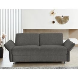 Schlafsofa Bali "LINA, Dauerschlaffunktion, 140 u. 160 er Breiten", grau (dunkelgrau), B:234cm H:14cm, 100% PES, Sofas, Schlafsofa, durchgehender Lattenrost mit 6-facher H&auml;rtegradregulierung