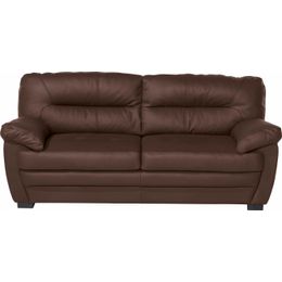2,5-Sitzer COTTA "Royale", braun, B:190cm H:86cm T:90cm, NaturLEDER (echtes Rindsleder);Kunstleder SOFTLUX;Luxus-Kunstleder;Luxus-Microfaser (100% Polyester), Sofas