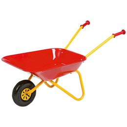 Schubkarre Rolly Toys "rollyMetallschubkarre, gelb/rot", rot (rot, gelb), Schubkarren, KinderB:38cm H:41cm T:80cm, Kunststoff, Metall, f&uuml;r Kinder; Made in Europe, B:38cm H:41cm T:80cm