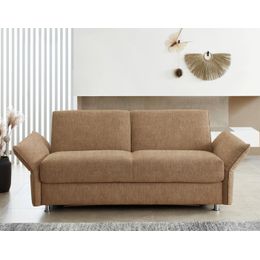 Schlafsofa Bali "LINA, Dauerschlaffunktion, 140 u. 160 er Breiten", beige, B:234cm H:14cm, 100% PES, Sofas, Schlafsofa, durchgehender Lattenrost mit 6-facher H&auml;rtegradregulierung