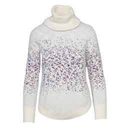 Koroshi Pullover Damen Gr&ouml;&szlig;e S lila / offwhite