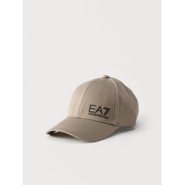 EA7 Emporio Armani Cap Damen Gr&ouml;&szlig;e 57/58 dunkelbeige / schwarz