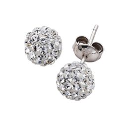 Paar Ohrstecker Lady, silber (silber 925), Ohrringe, Damen, Silber 925 (Sterlingsilber)
